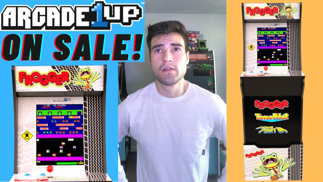 ARCADE1UP FROGGER CABINET ON SALE - YouTube