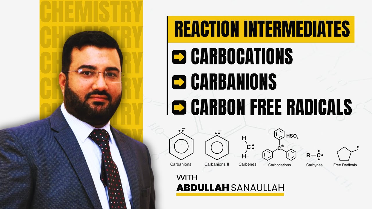 Reaction Intermediates and their Stability | Carbocations | Carbanions ...
