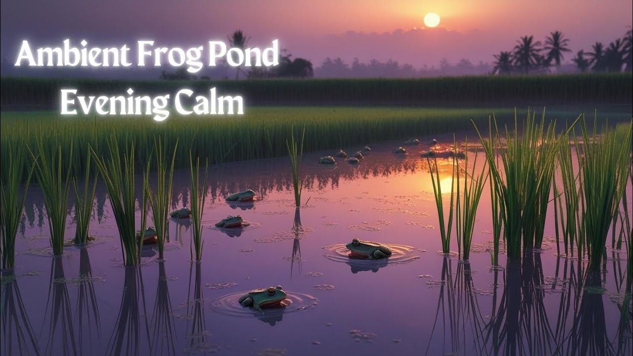 Ambient Frog Pond – Evening Calm - YouTube