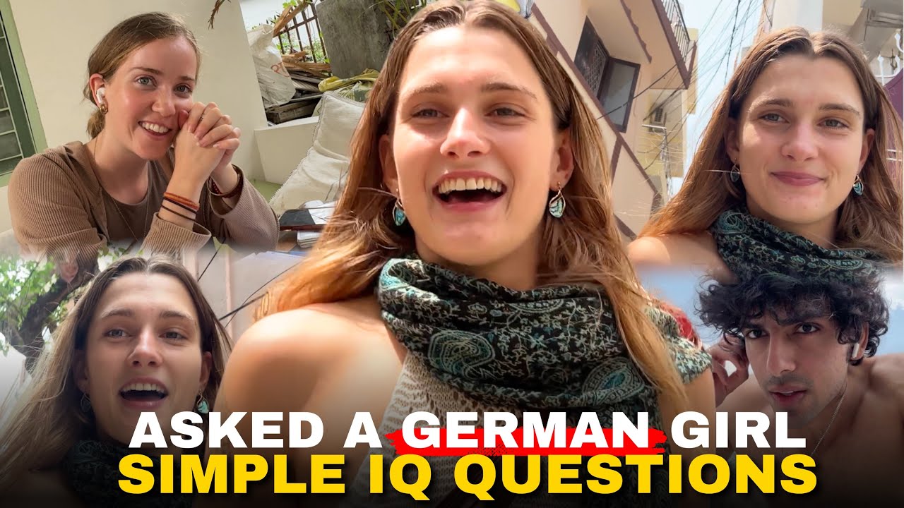 I Asked a German Girl Simple IQ Questions... Her Answers Shocked Me! 😱 ...