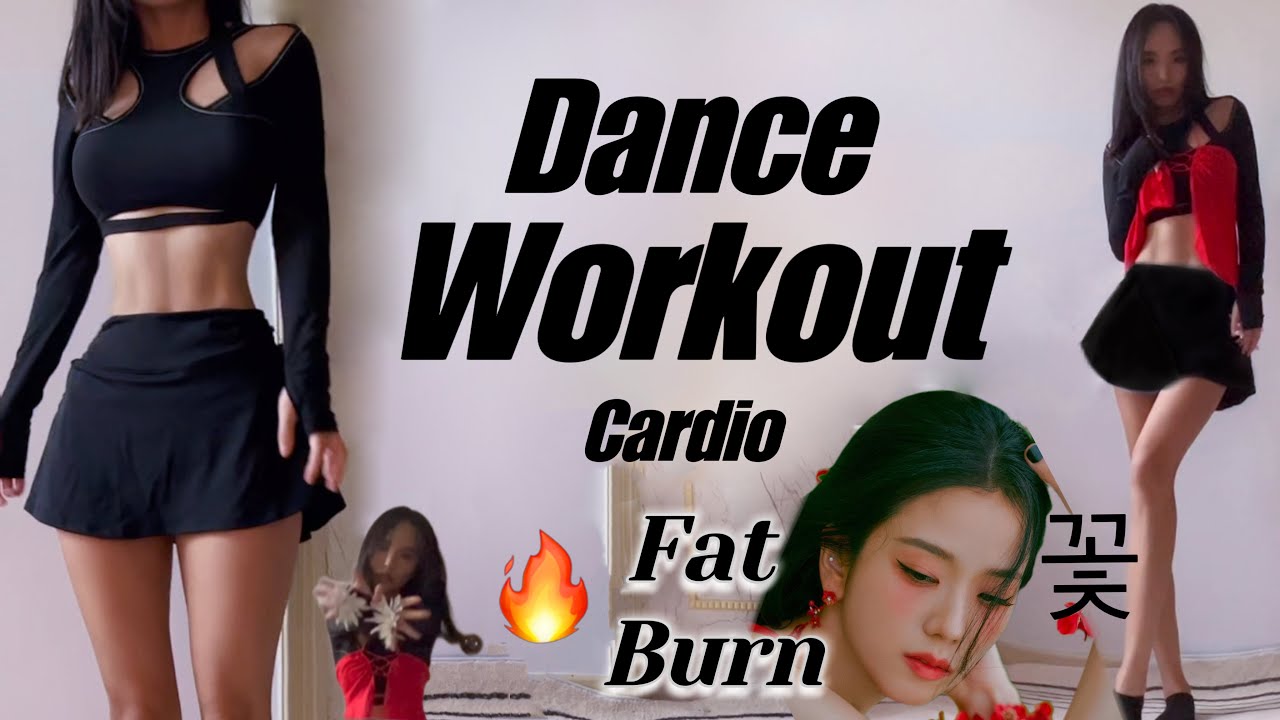 3 min Burn Fat? Burn kcal Cardio Dance Workout🔥 Jisoo Flower 꽃 Abs ...