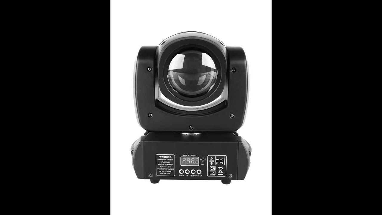 Moving Head LED 100W Beam DMX Light For DJ Party Club Event - YouTube