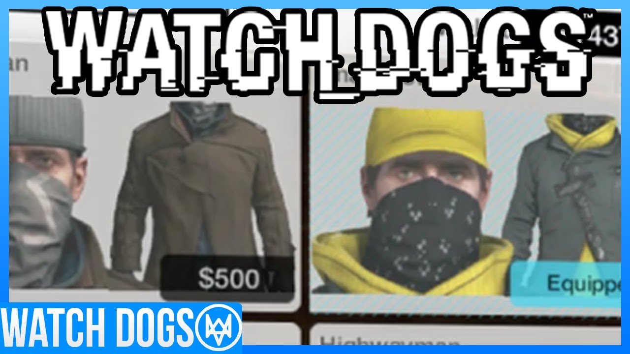 Watch Dogs ALL Purchasable Clothes! (Watch Dogs Exclusive Gameplay ...