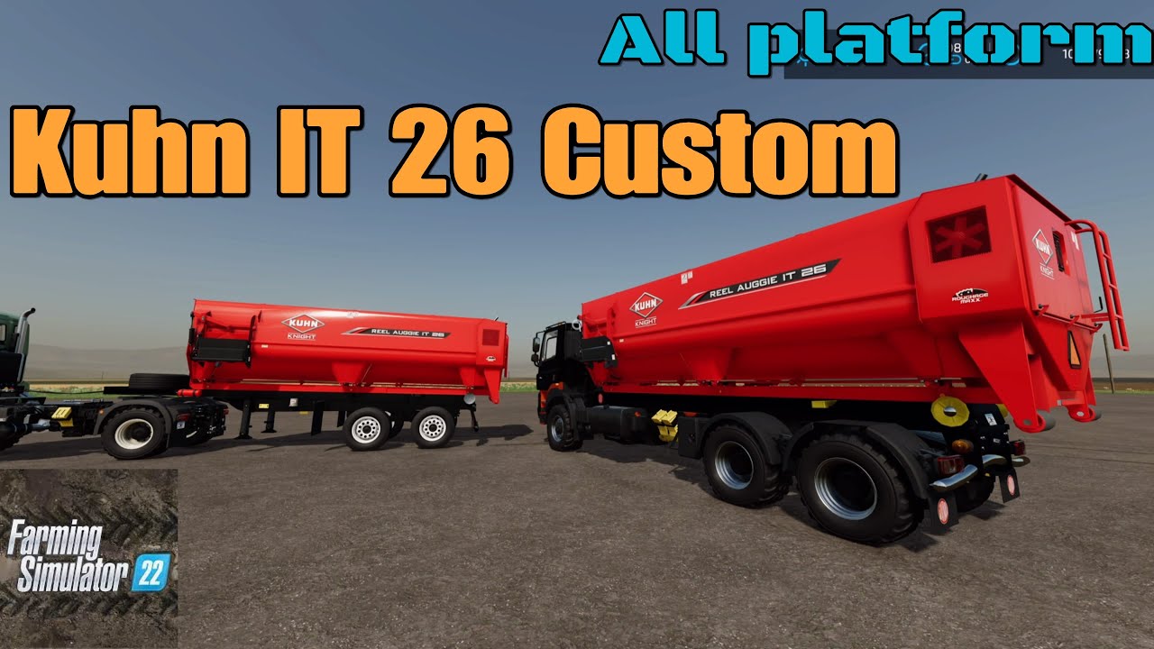 Kuhn IT 26 Custom / New mod for all platforms on FS22 - YouTube