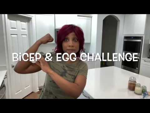 Bicep & Egg Challenge! Most Can’t Do! - YouTube