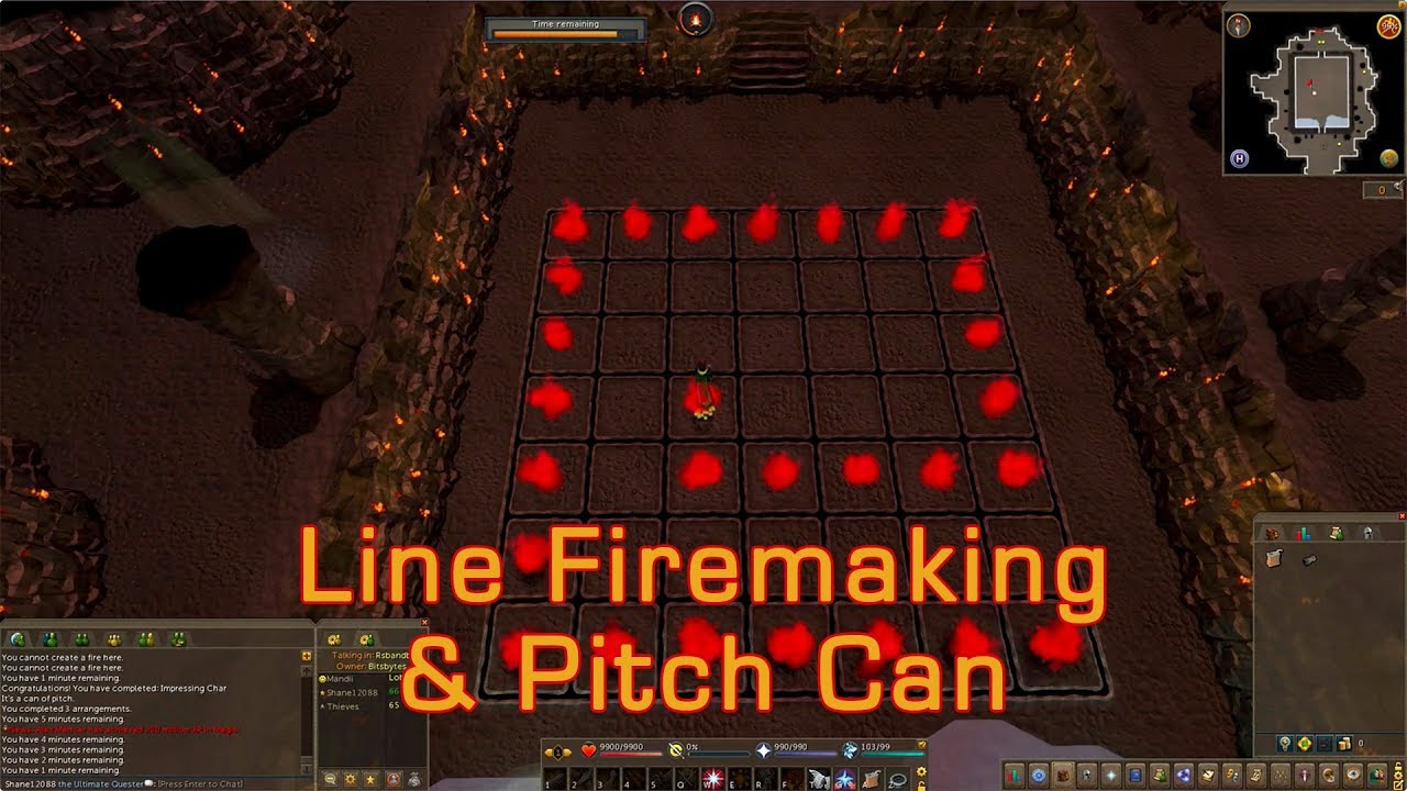 Line Firemaking & Pitch Can | Weekly RuneScape Byte - YouTube
