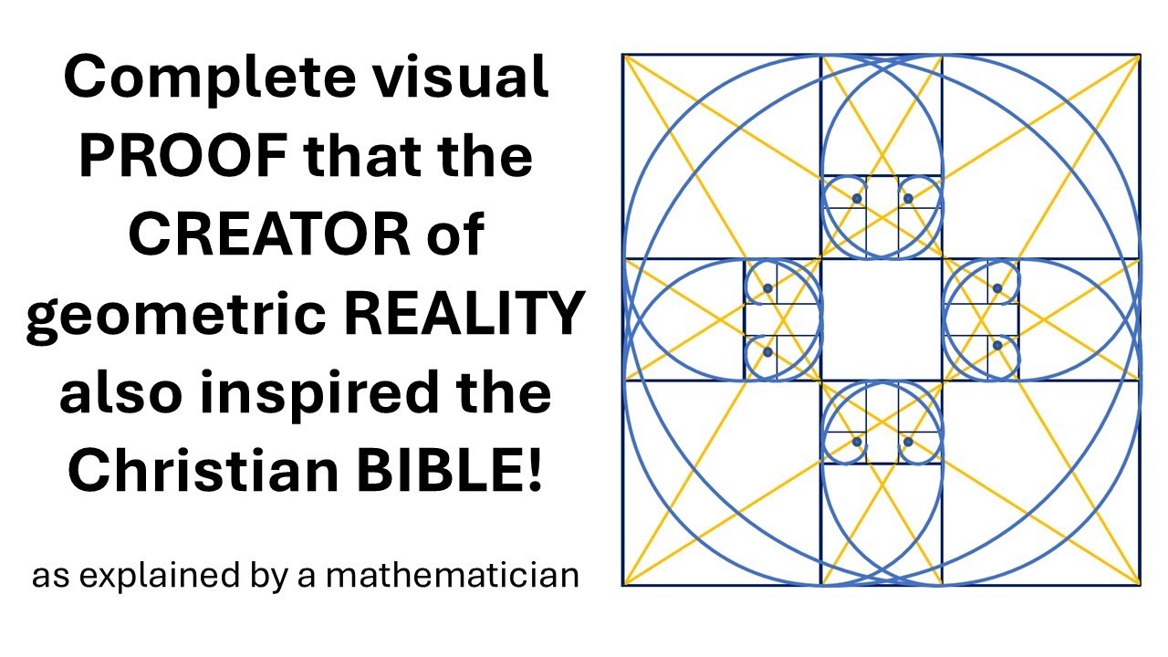 Complete visual proof that the Creator of geometric reality also ...