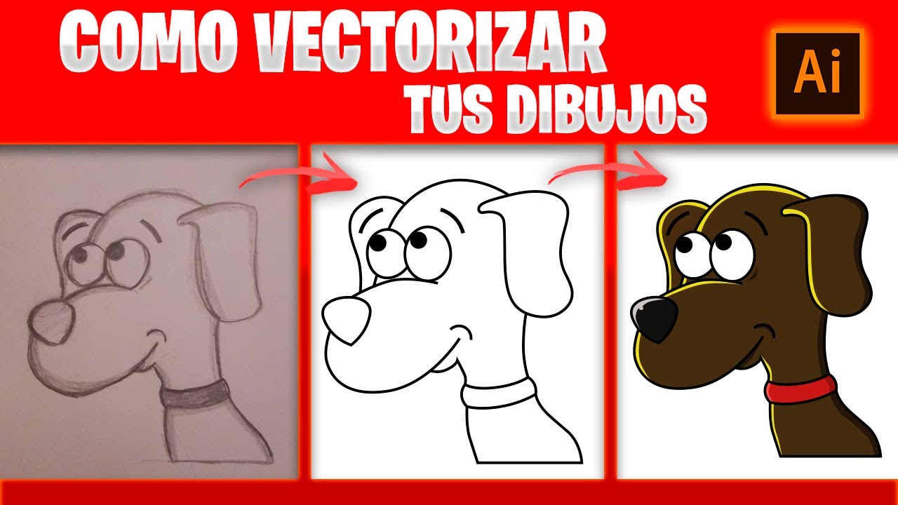 COMO VECTORIZAR TUS DIBUJOS EN ILLUSTRATOR | TUTORIAL ILLUSTRATOR ...