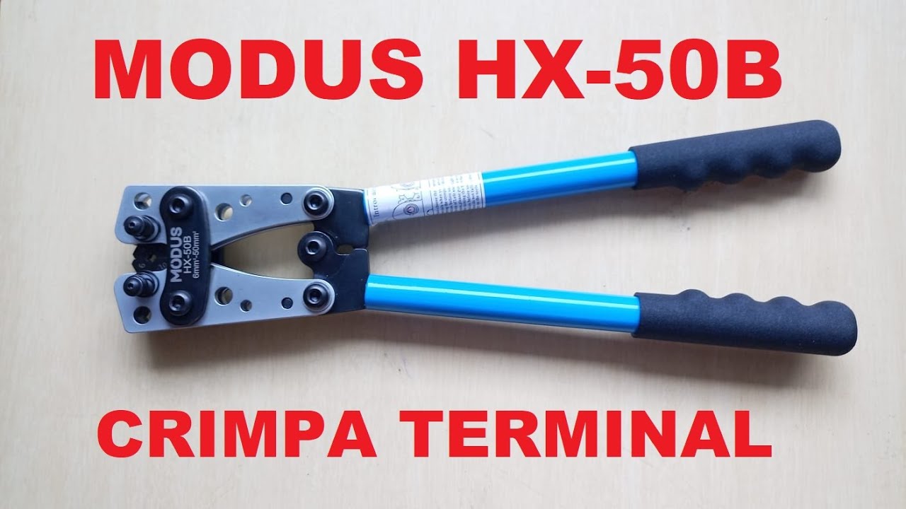 ALICATE CRIMPA TERMINAL OLHAL MODUS HX-50B #tools #ferramentas # ...
