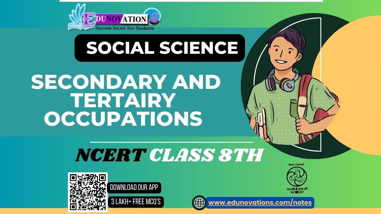 Secondary and Tertiary Occupations | NCERT Class 8 SOCIAL SCIENCE ...