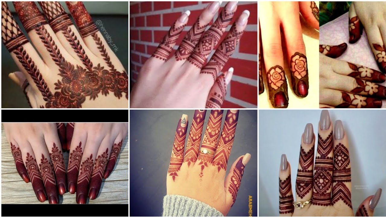 Trending 2024 Stylish Fingers mehndi designs/Fingers mahdi for girls ...