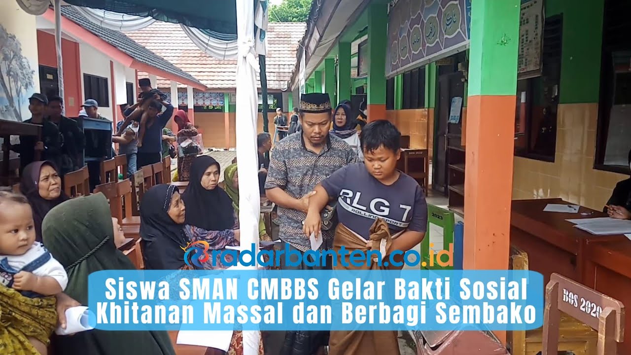 Siswa SMAN CMBBS Gelar Bakti Sosial Khitanan Massal dan Berbagi Sembako ...