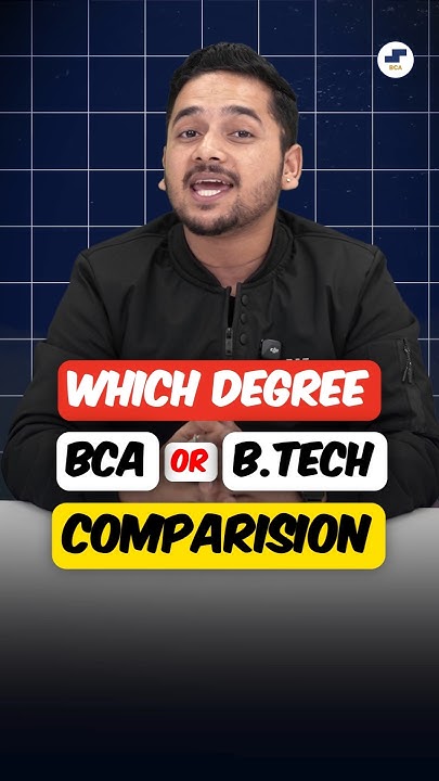💥BCA vs BTech?🤔After 12th Best Tech Course BTech or BCA? #shorts #bca #btech #bcacourse # ...