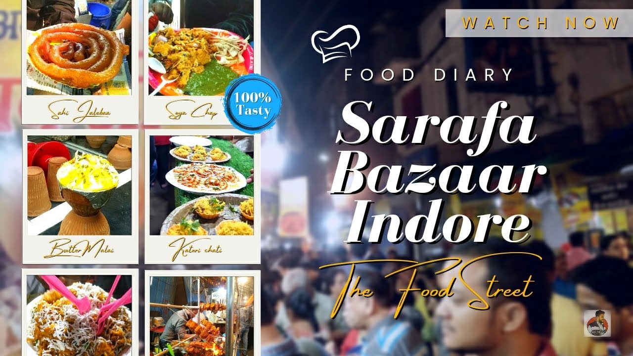 Sarafa Bazaar Indore | Sarafa Indore | Aloo Tikki | Chole Kulche ...