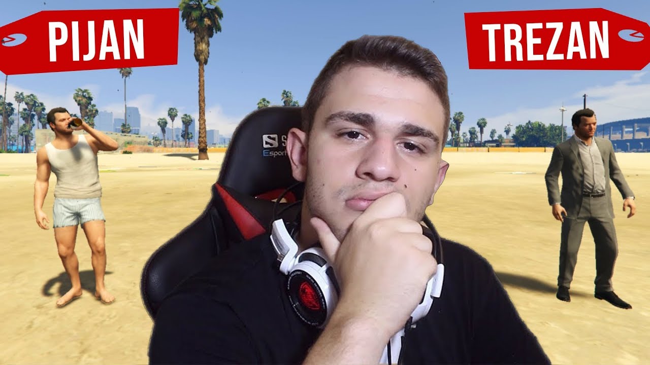 GTA 5 TEST: Pijan vs. Trezan - YouTube