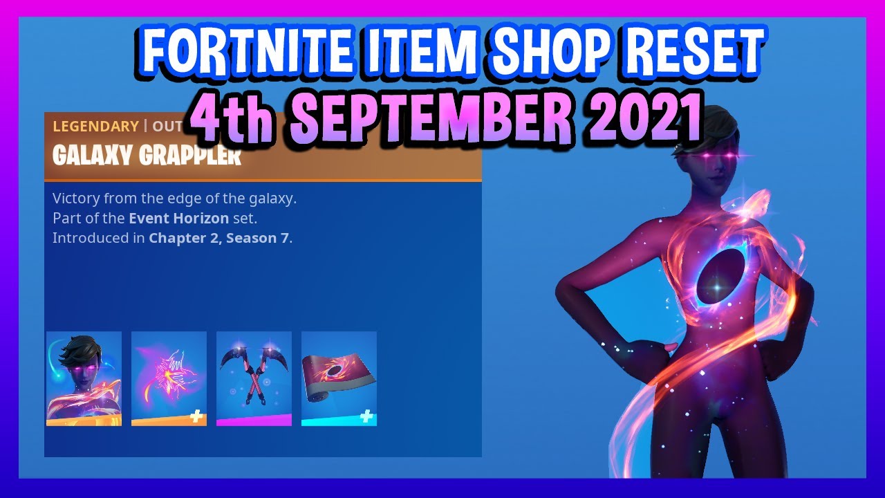 *NEW* GALAXY GRAPPLER BUNDLE! (Fortnite Item Shop Reset 4th September ...