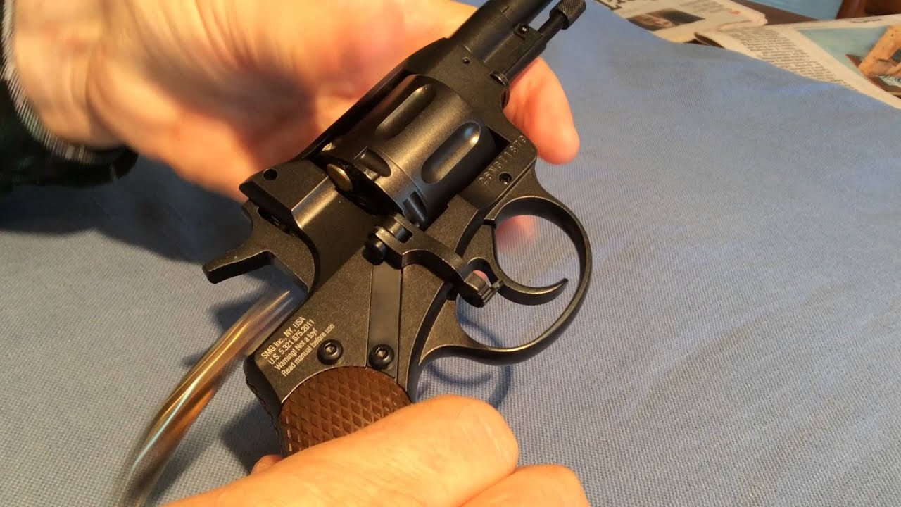 Gletcher Nagant (NGT) revolver: Operating the action - YouTube