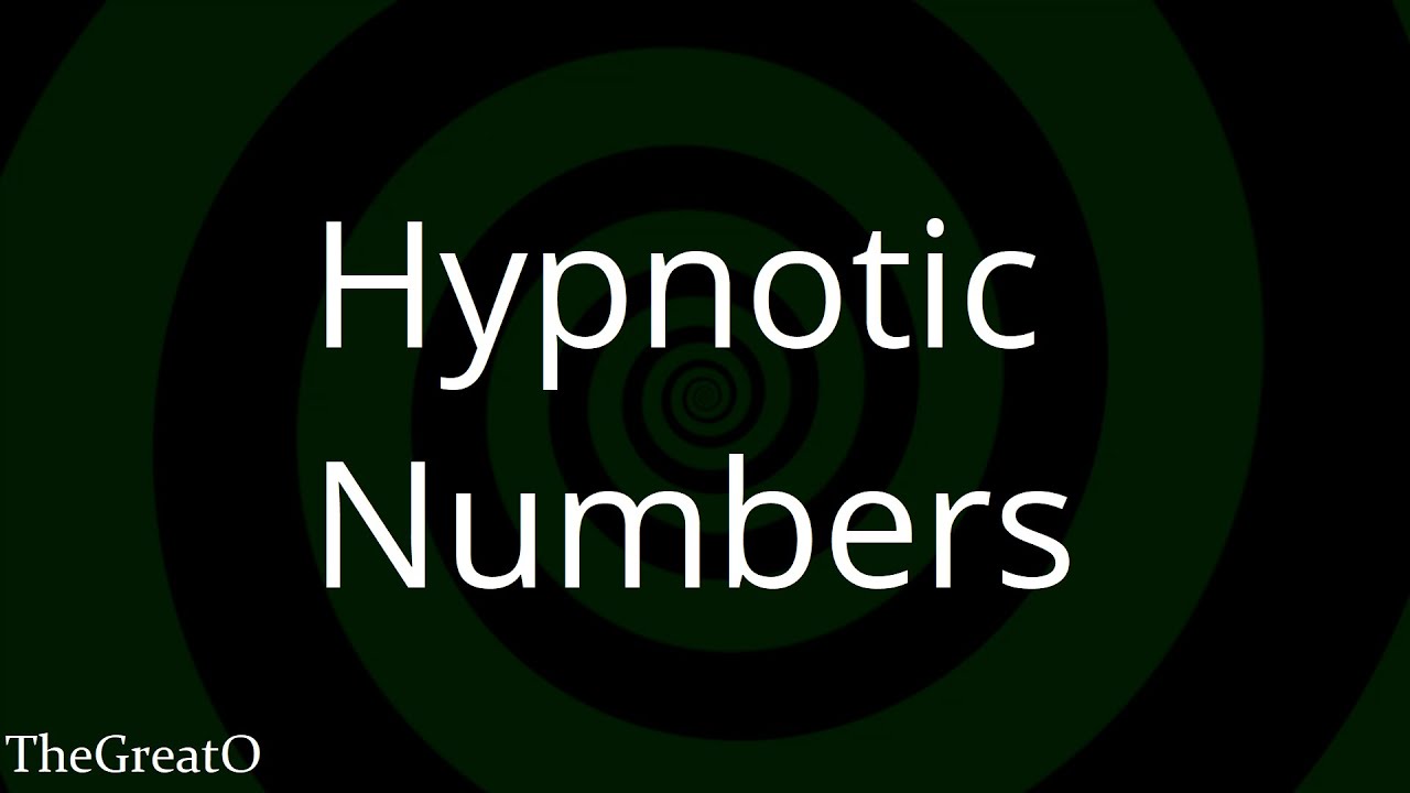 Hypnotic Numbers - Hypnosis - YouTube