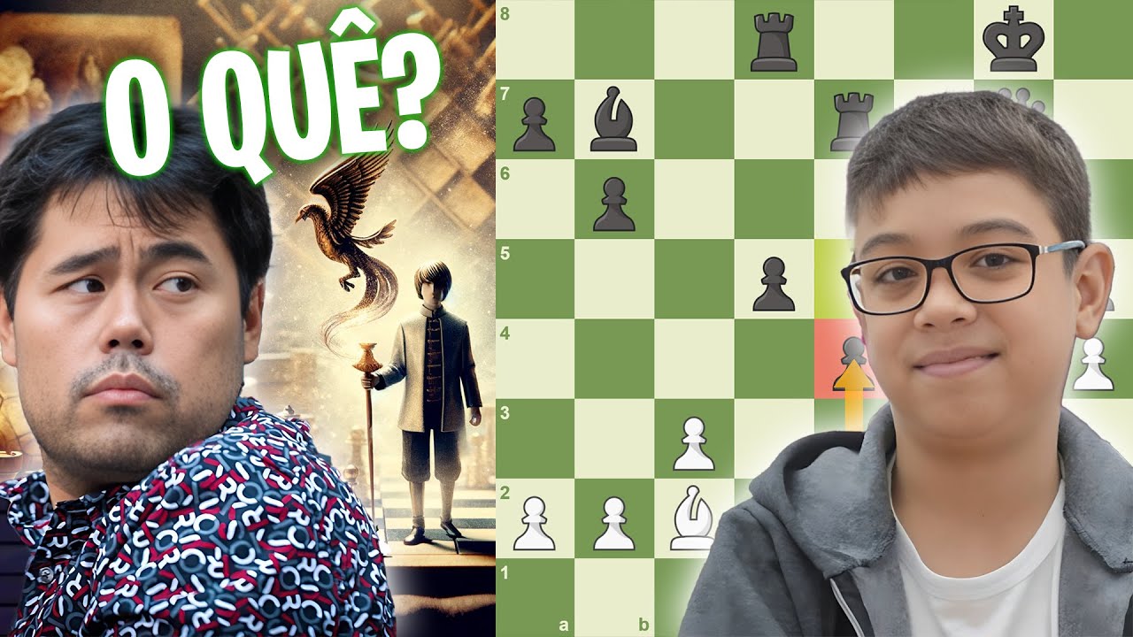 Como Faustino Oro, 10 anos, Venceu Hikaru Nakamura, uma Lenda do Xadrez! - YouTube
