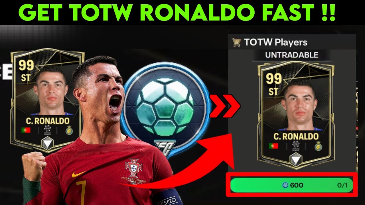 HOW TO GET TEAM OF THE WEEK 99 RONALDO TOTW MORE FOOTBALL CENTRE POINTS ...