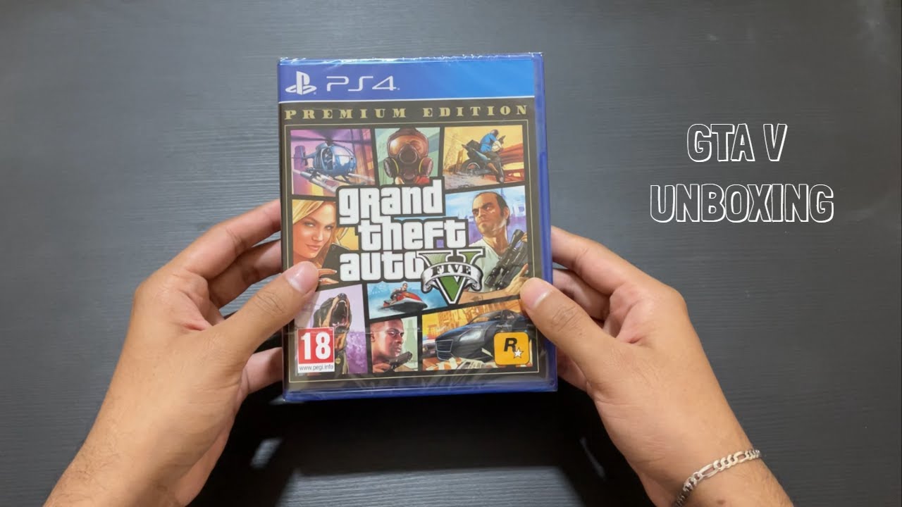 GTA 5 Premium Edition Unboxing - YouTube