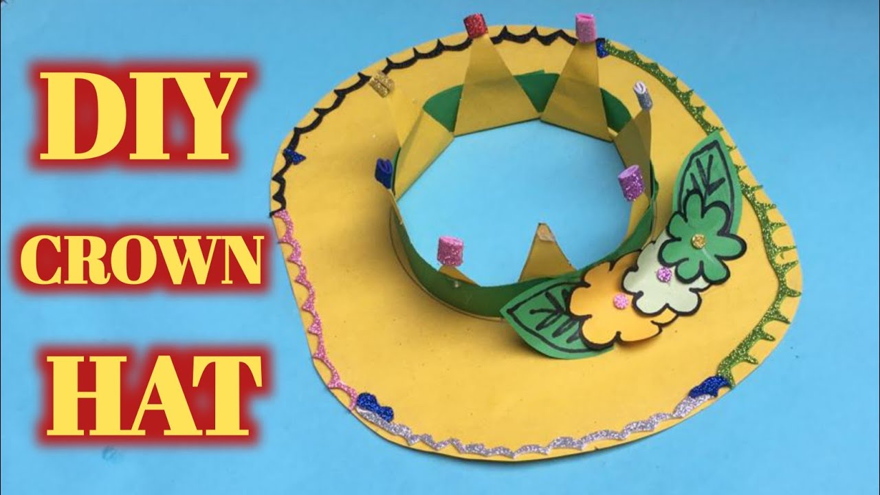 Quick & Easy Hat Tutorial | Make this Cap 2 Minutes | Diy Paper Cap ...