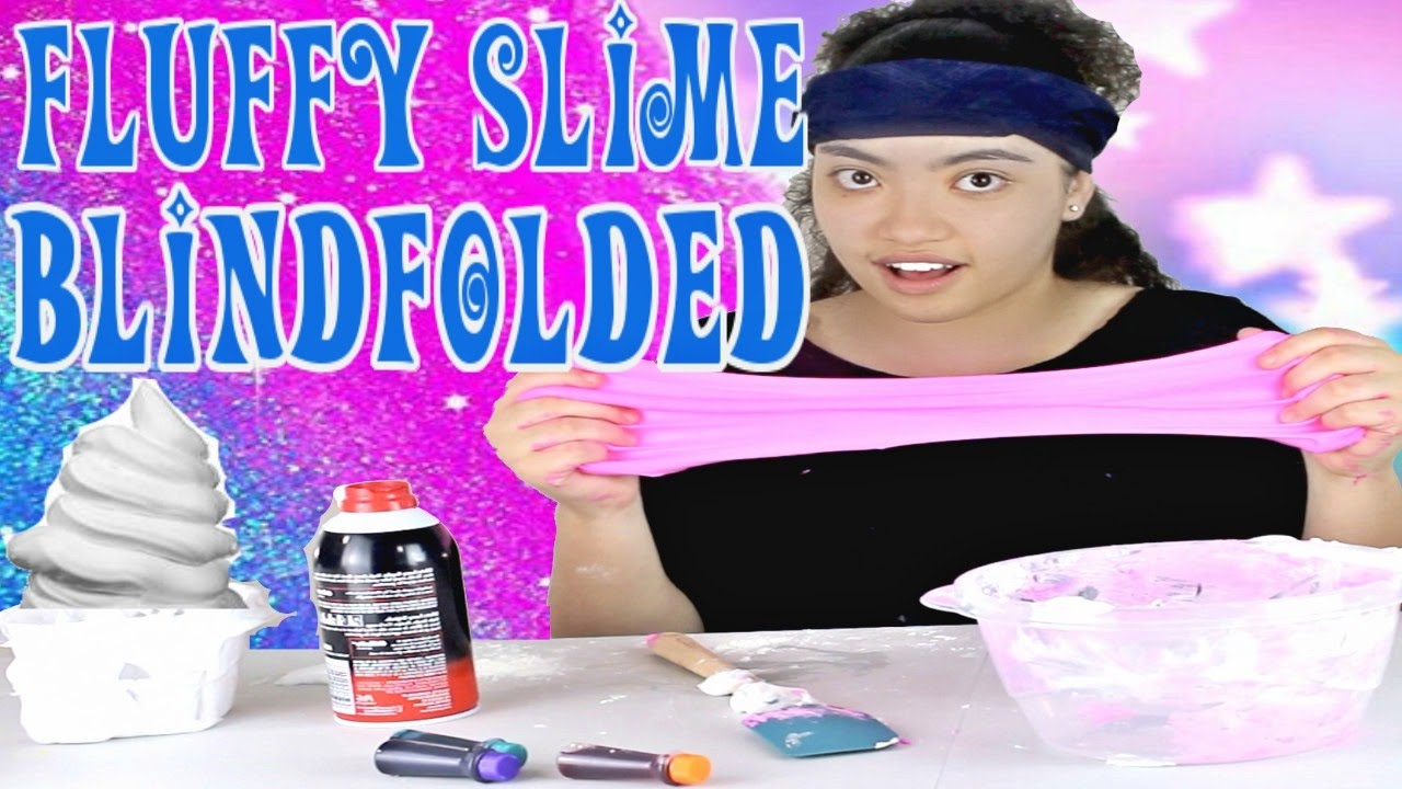 SLIME CHALLENGE BLINDFOLDED!!!! - YouTube