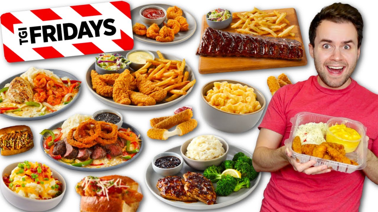 Tgi Fridays Menu 2022