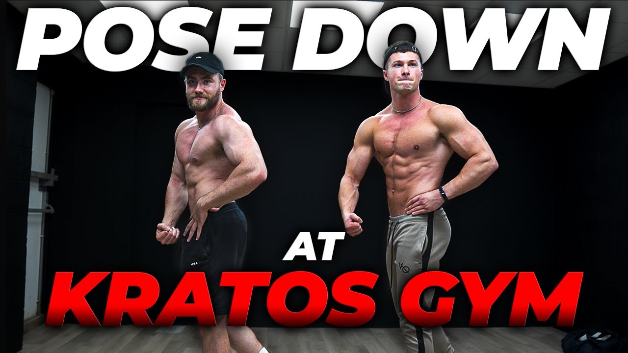 ENHANCED BODYBUILDER POSE DOWN | Push & Arms At Kratos Gym - YouTube