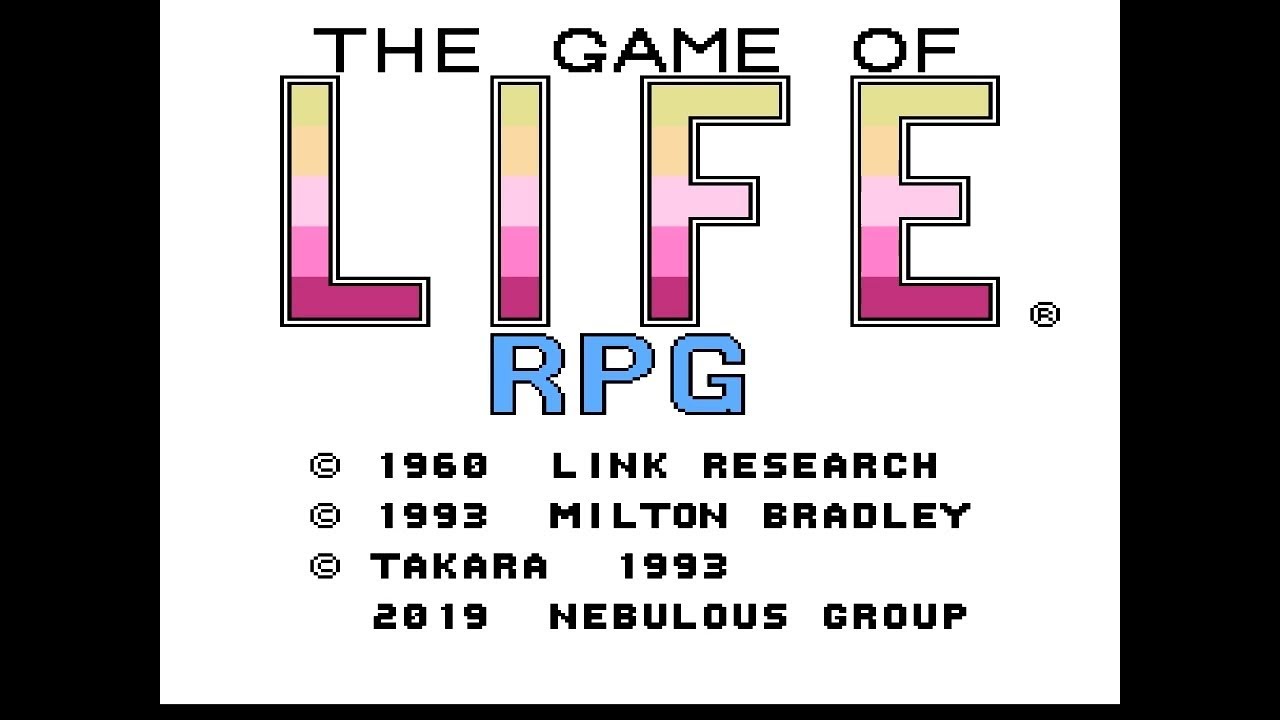 NES RPG Jinsei Game (US The Game of Life) - YouTube