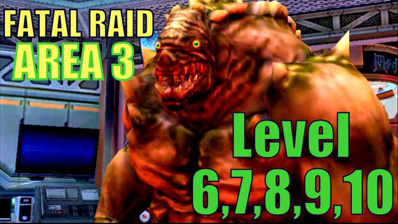 FATAL RAID Gameplay,AREA 3-level 6,7,8,9,10/High graphics used android ...