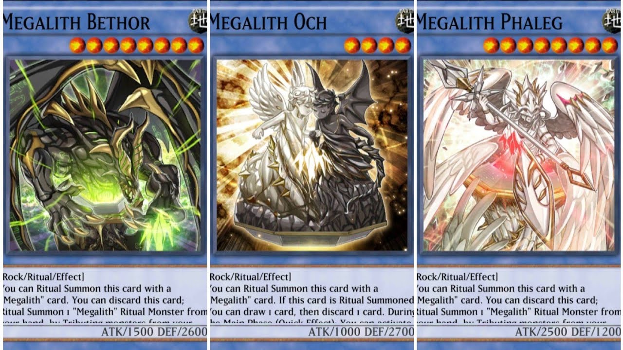 MEGALITH Deck [Yu-Gi-Oh Duel Links ] - YouTube