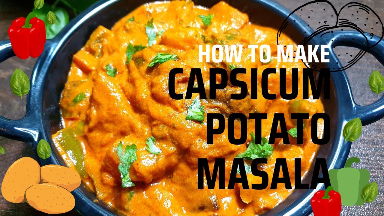 Amazing CAPSICUM POTATO MASALA 🥔🫑 / Anitha RK Unfiltered / yummy simple ...