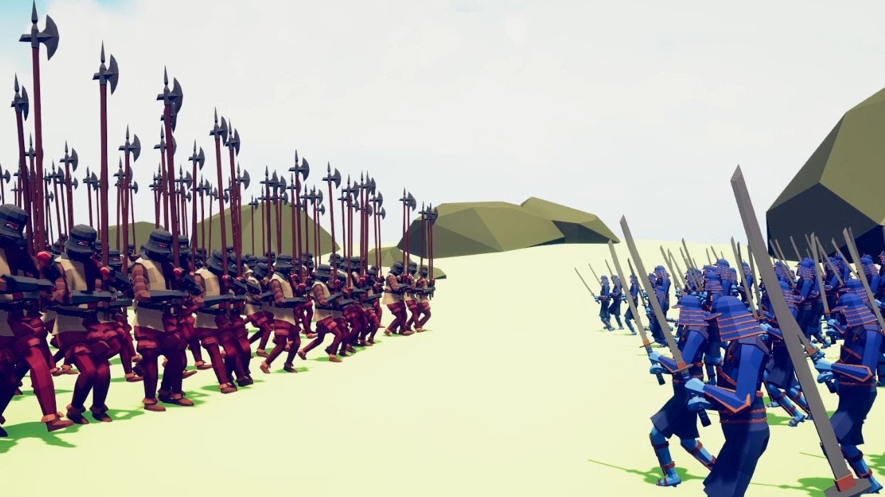 Let's Battle 200 Halberds TABS Mod Totally Accurate Battle Simulator ...