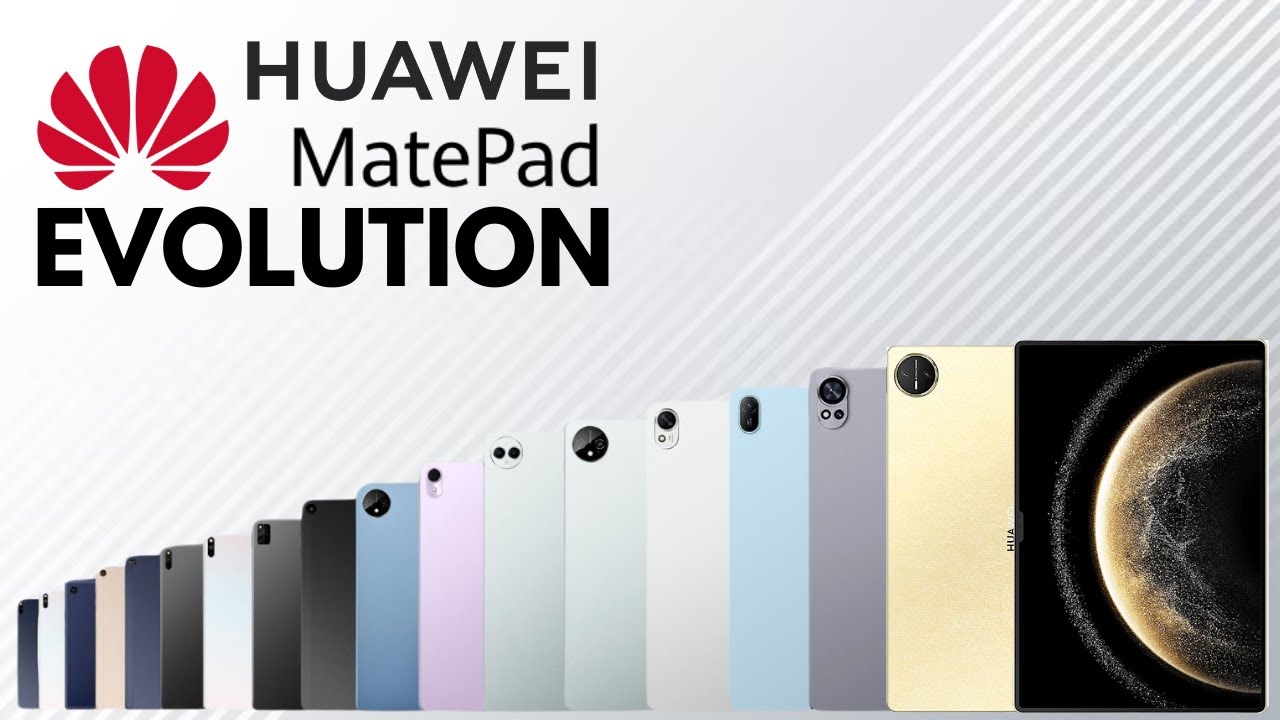 Evolution of Huawei Mate Pad - YouTube