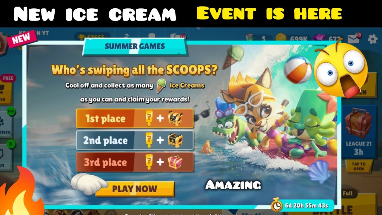 New summer event is here 💥 and collect ice cream Rewards and real ...