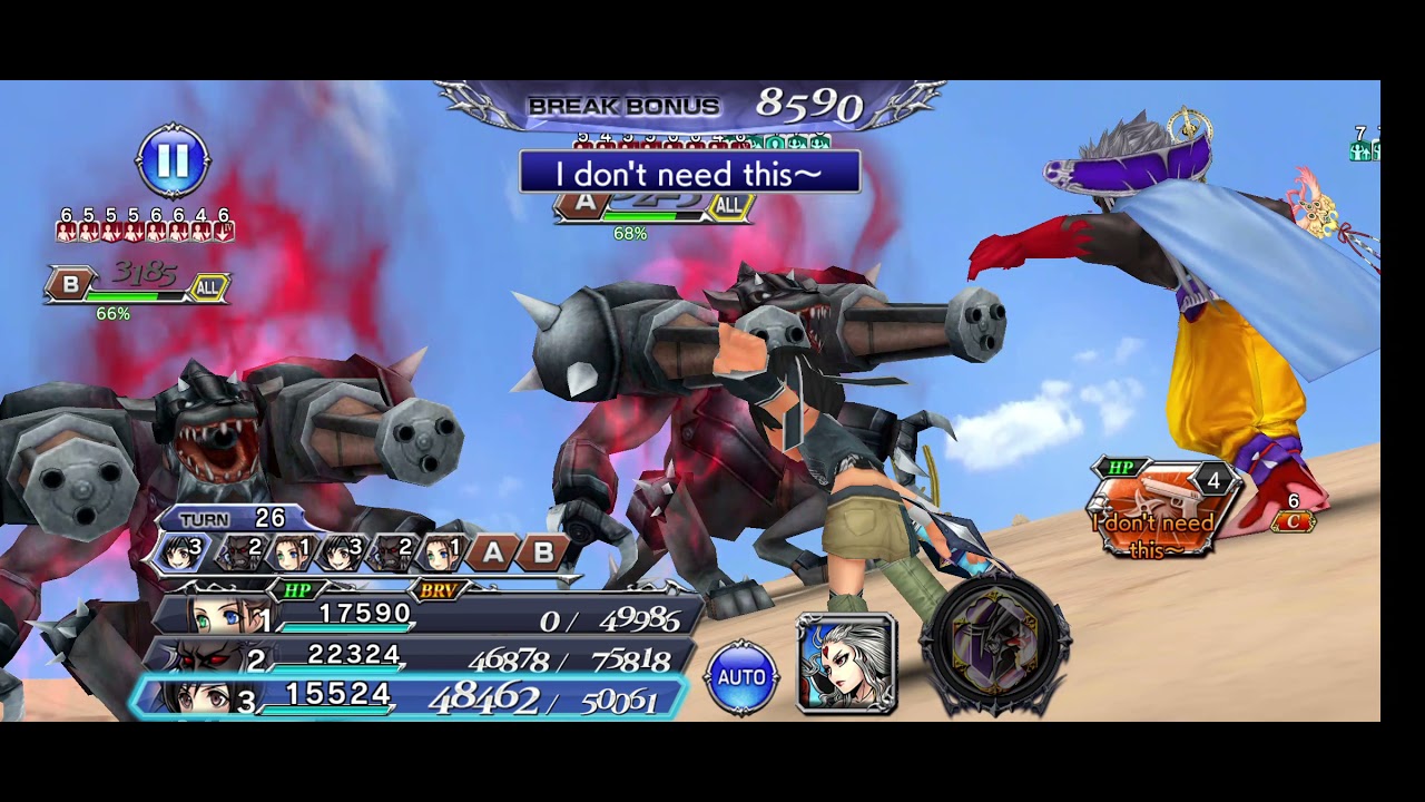 DFFOO Xande Lost Chapter LUFENIA (Yuna, Xande, Yuffie) - YouTube