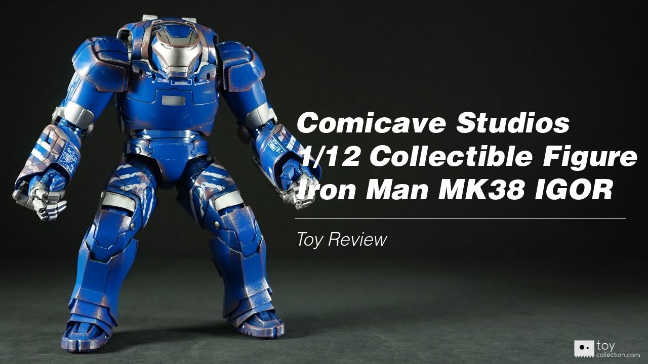 Comicave Studios 1/12 Iron Man MK38 IGOR action figure toy review - YouTube