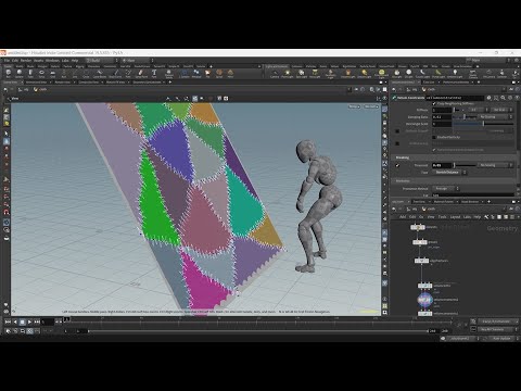 Simulating Cloth Tearing in Houdin with Vellum Cloth #houdini - YouTube