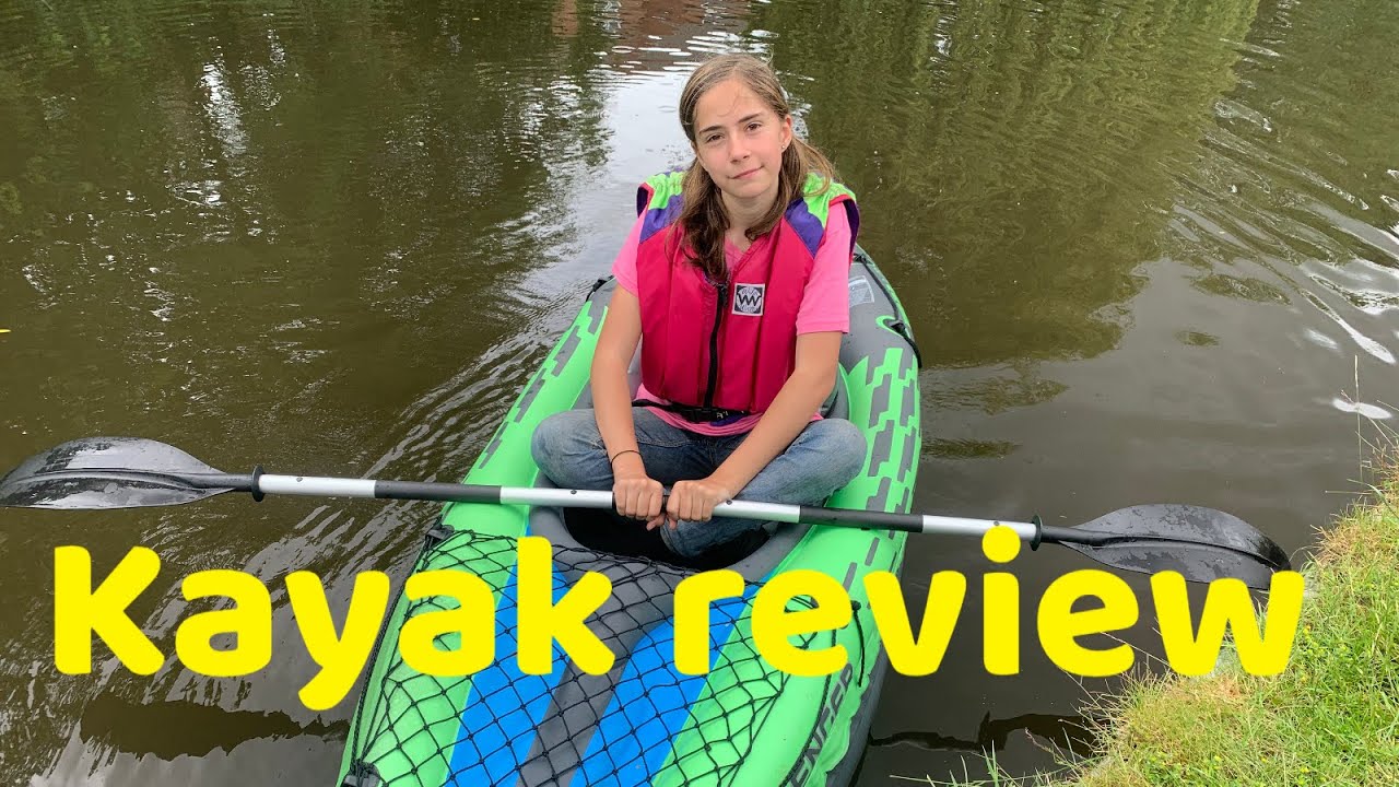 Intex Challenger K1 Kayak review - Narrowboat Girl - YouTube