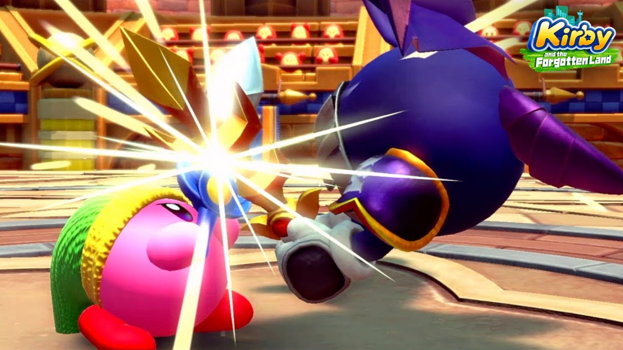 Kirby & The Forgotten Land | Meta Knight Boss Fight | Meta Knight Cup ...
