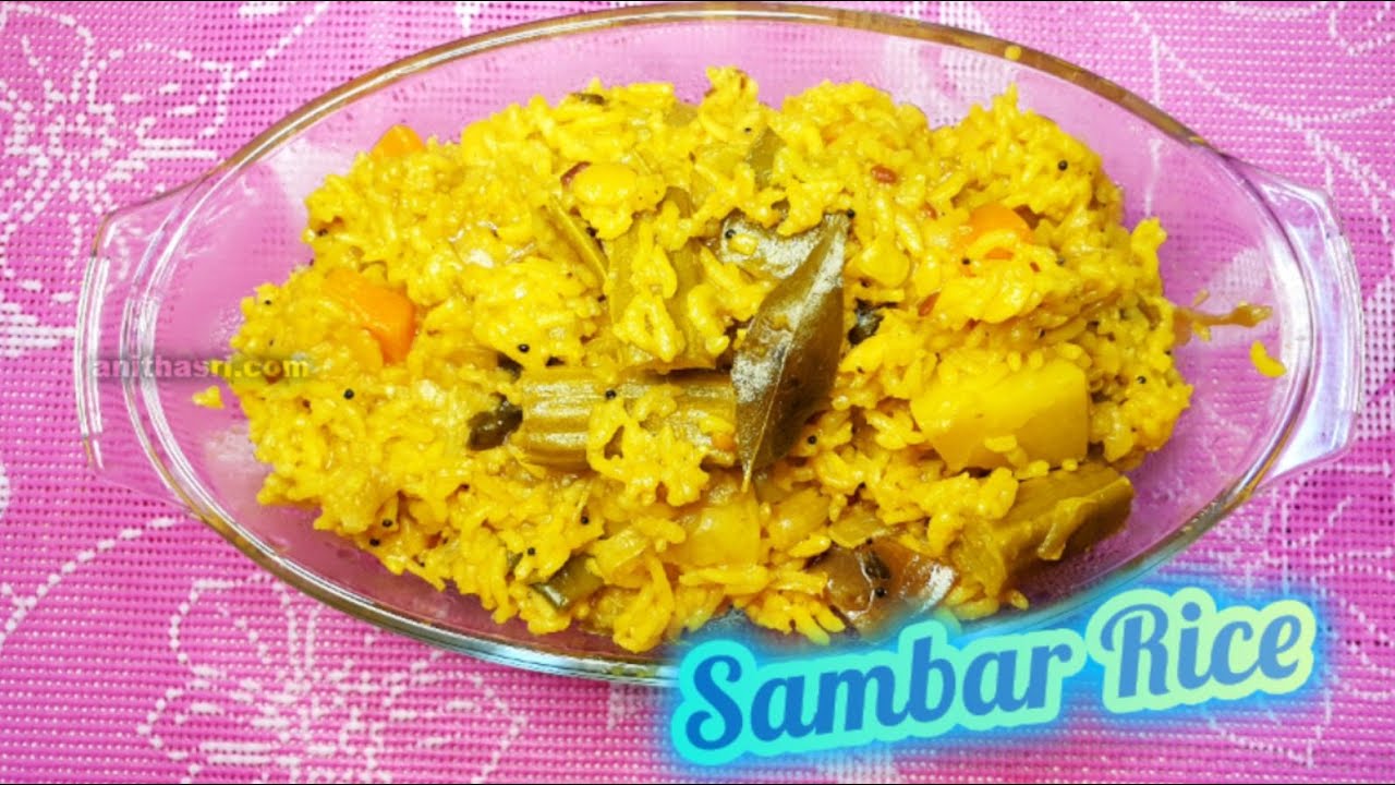 One Pot magic Sambar Rice | சாம்பார் சாதம் - YouTube