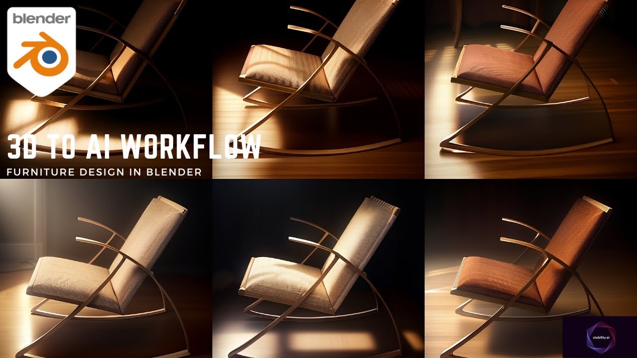 3D to Ai furniture design using blender - YouTube