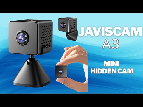 Javiscam A3 Mini Hidden Camera | Small Size, Big Eyes! Ultra HD, Night Vision & 1-Minute WiFi Setup