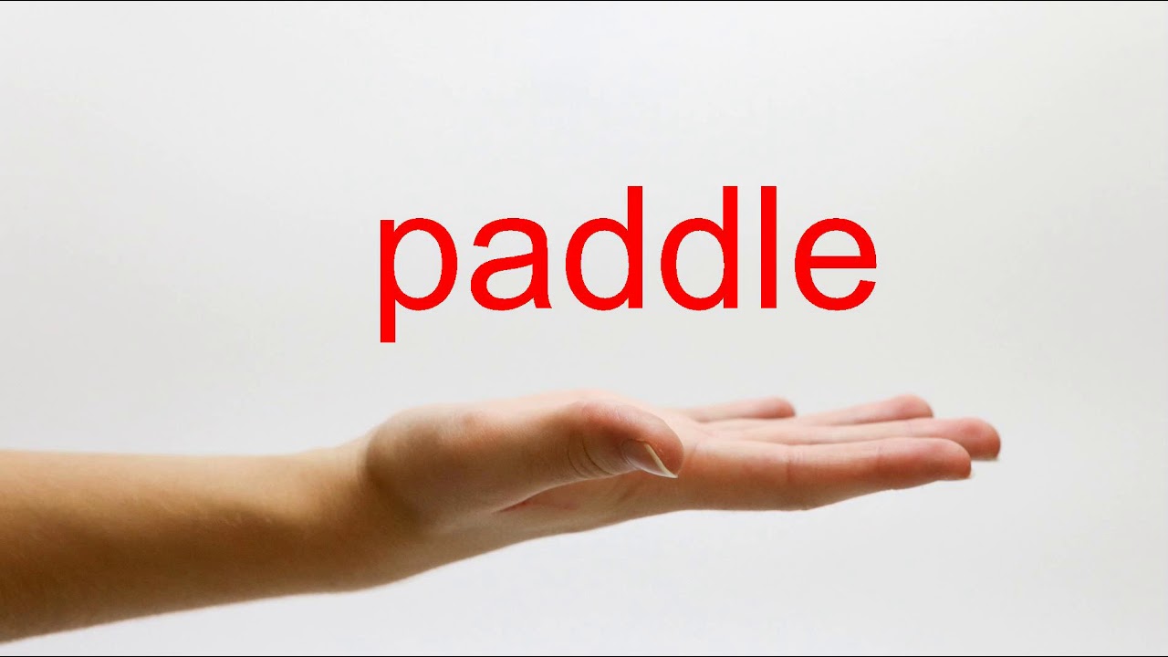 How to Pronounce paddle - American English - YouTube