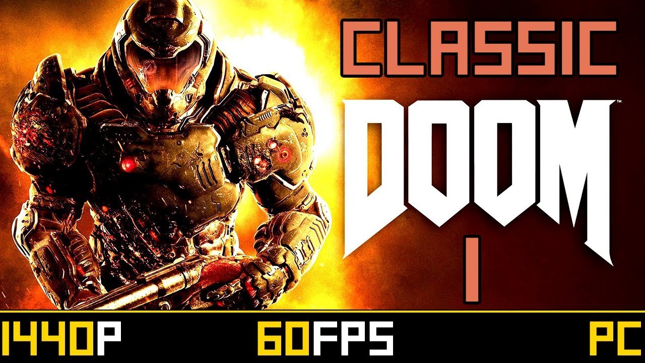 DOOM - Classic Map 1 - Hangar (All Secrets) - YouTube