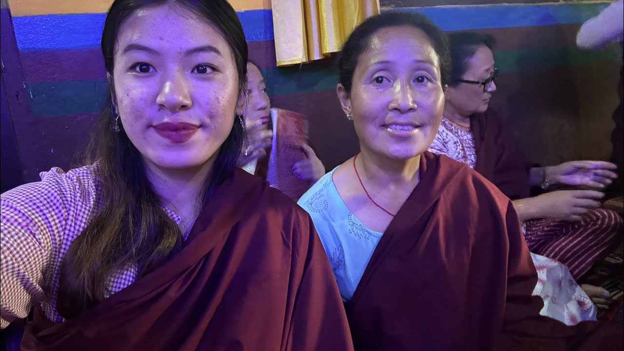 gumba ma Mani molam🙏🙏 ||sathai saf safai gumbako 🙏🙏 #buddhism #prayer # ...