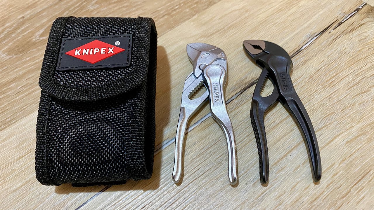 Knipex - 00 20 72 V04 XS - Mini XS Pliers EDC Pouch - YouTube