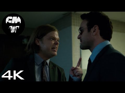 Matt Murdock v Foggy Nelson - Bathroom Fight Scene | Daredevil S2E7 (4K)