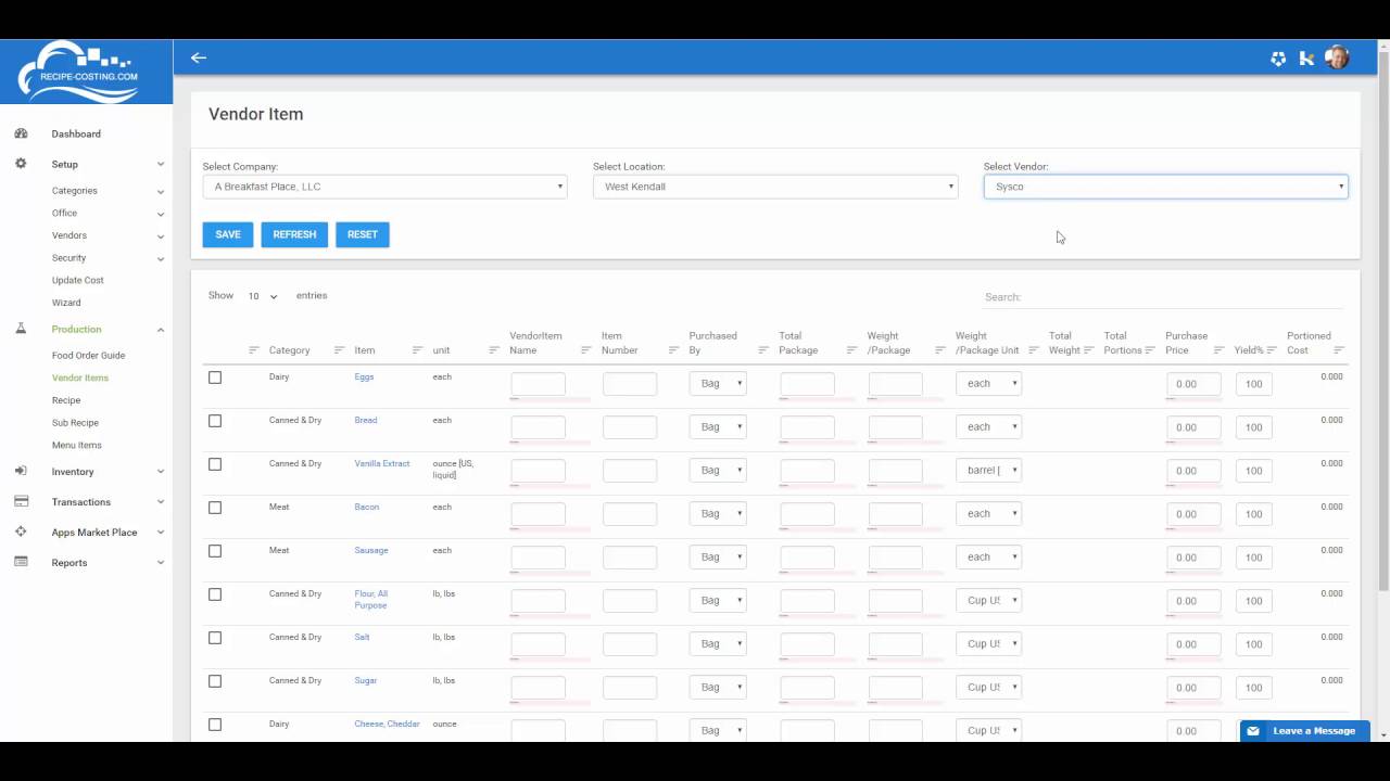 How to calculate the edible portion cost for food - YouTube